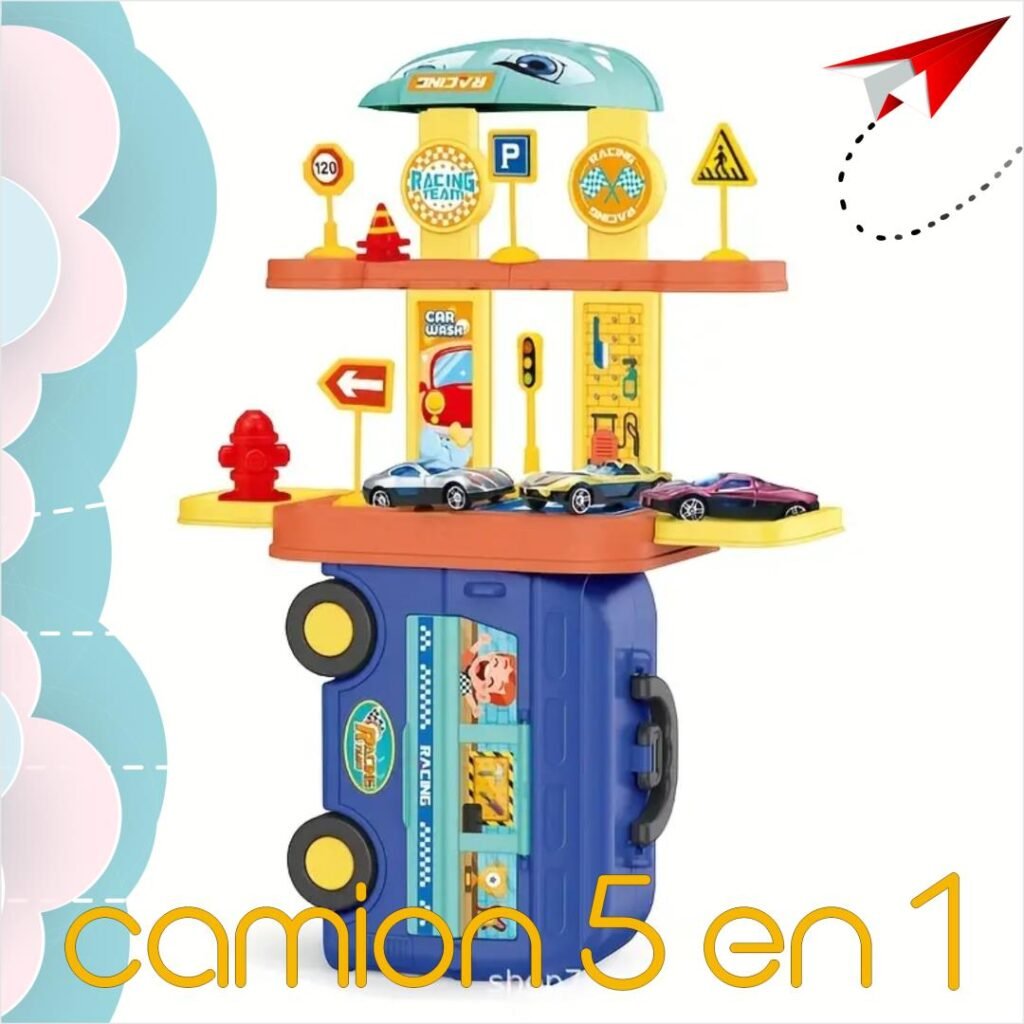 CAMION O BUS 5 EN 1 ARMABLE PARA NIÑOS