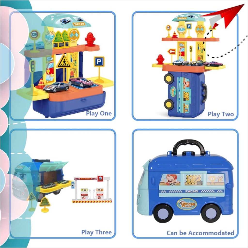 CAMION O BUS 5 EN 1 ARMABLE PARA NIÑOS